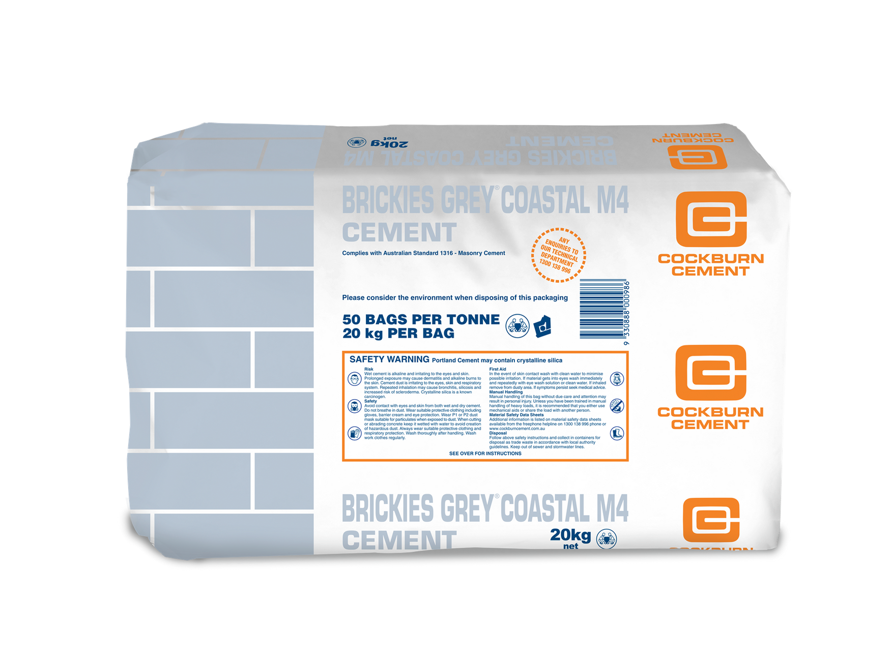 Brickies Grey Coastal M4 — Supa Soils Landscape Supplies